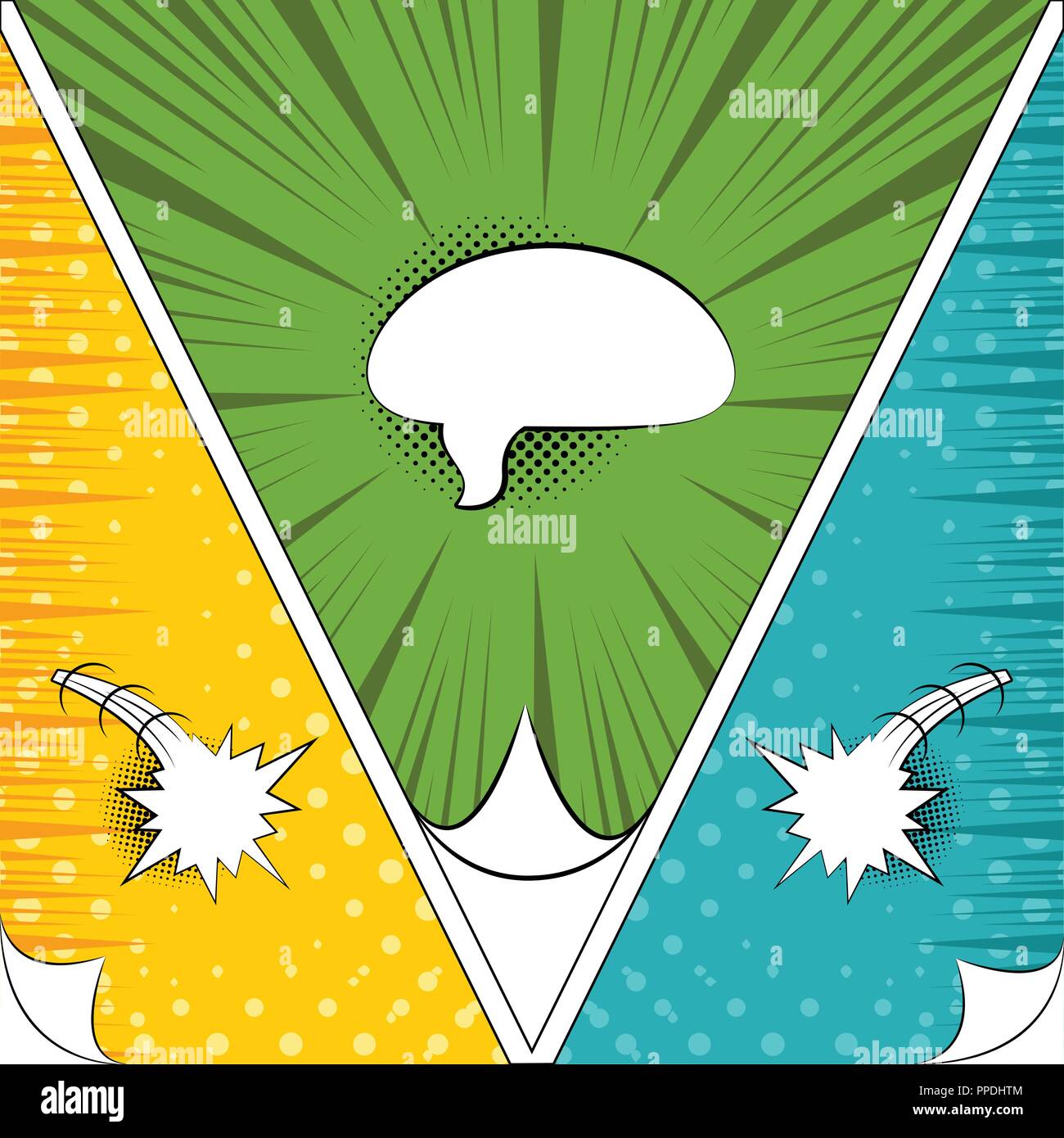 Colored comic pages with halftone effects Stock Vector Image & Art - Alamy