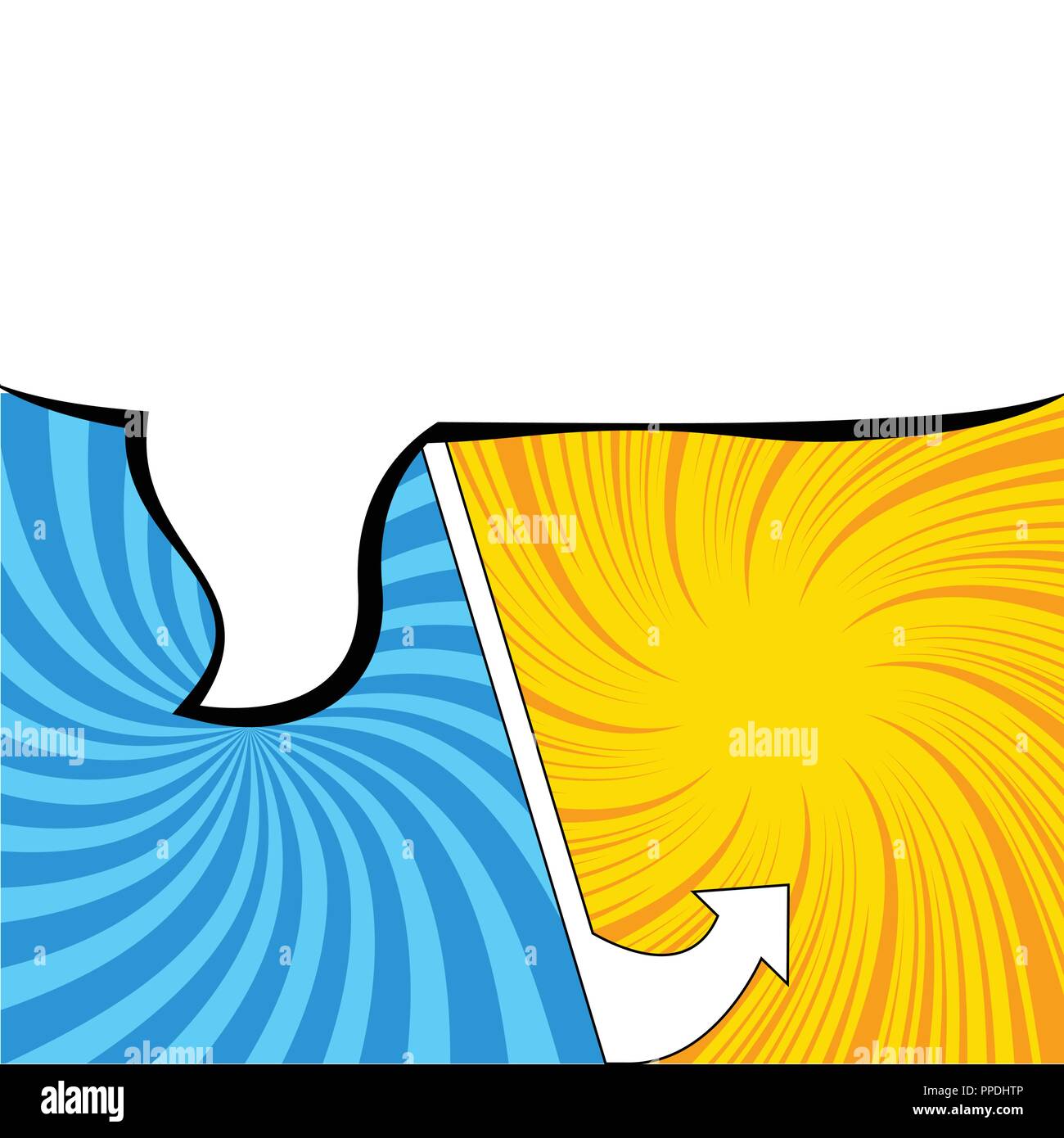 Colored comic pages with halftone effects Stock Vector Image & Art - Alamy