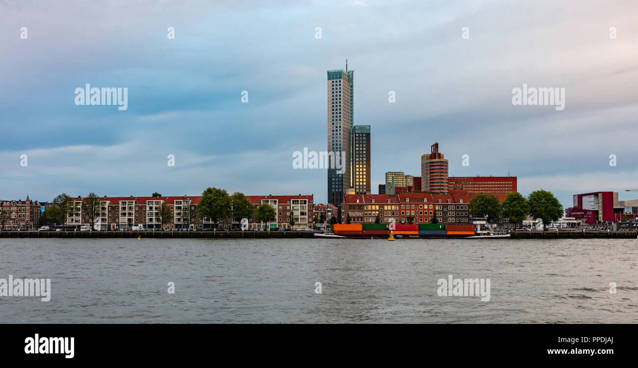Rotterdam port river hi-res stock photography and images - Alamy