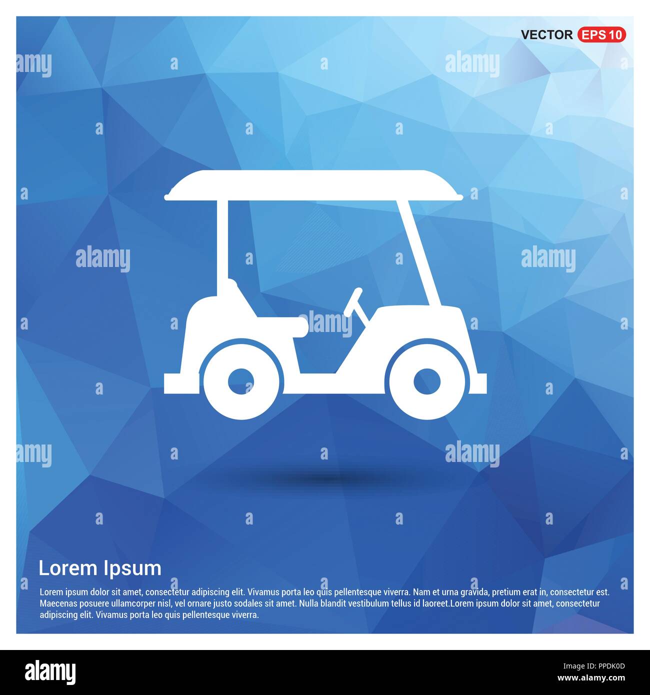 Golf Car Icon Stock Vector Image & Art - Alamy