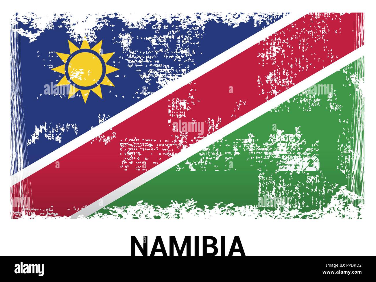 Namibian flags Stock Vector Images - Alamy