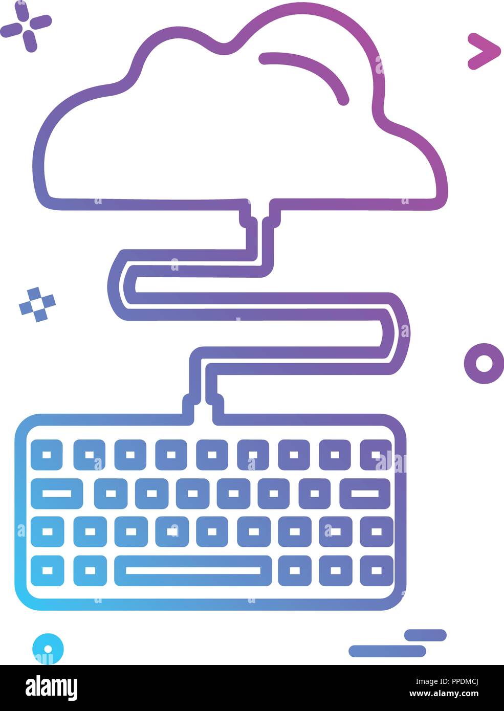Keyboard Icon Design Vector Stock Vector Image & Art - Alamy