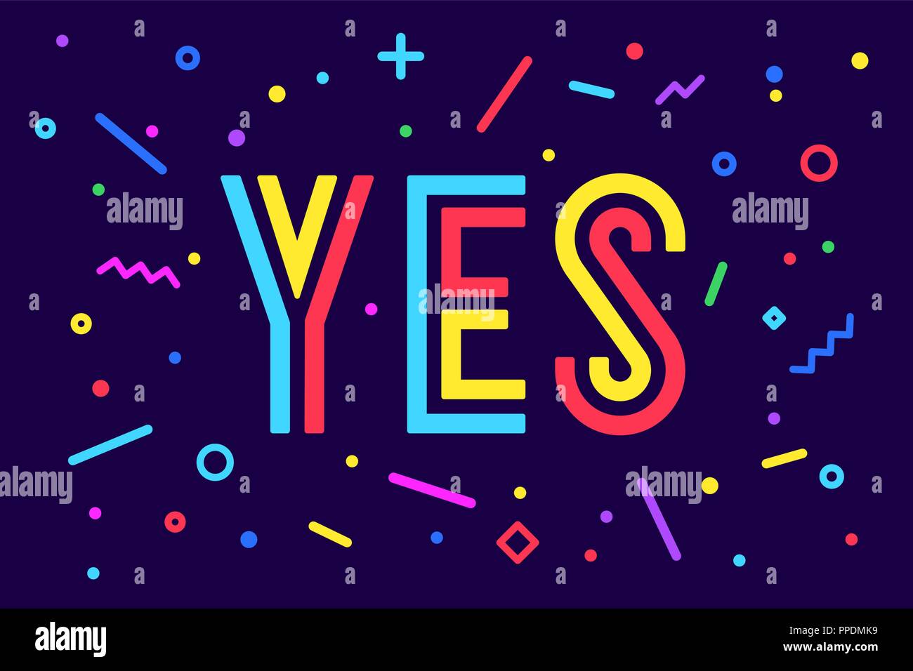 Yes poster hi-res stock photography and images - Alamy