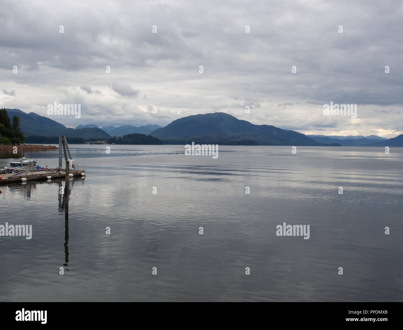 Scenic Landscape At Icy Strait Point Alaska Stock Photo - Alamy