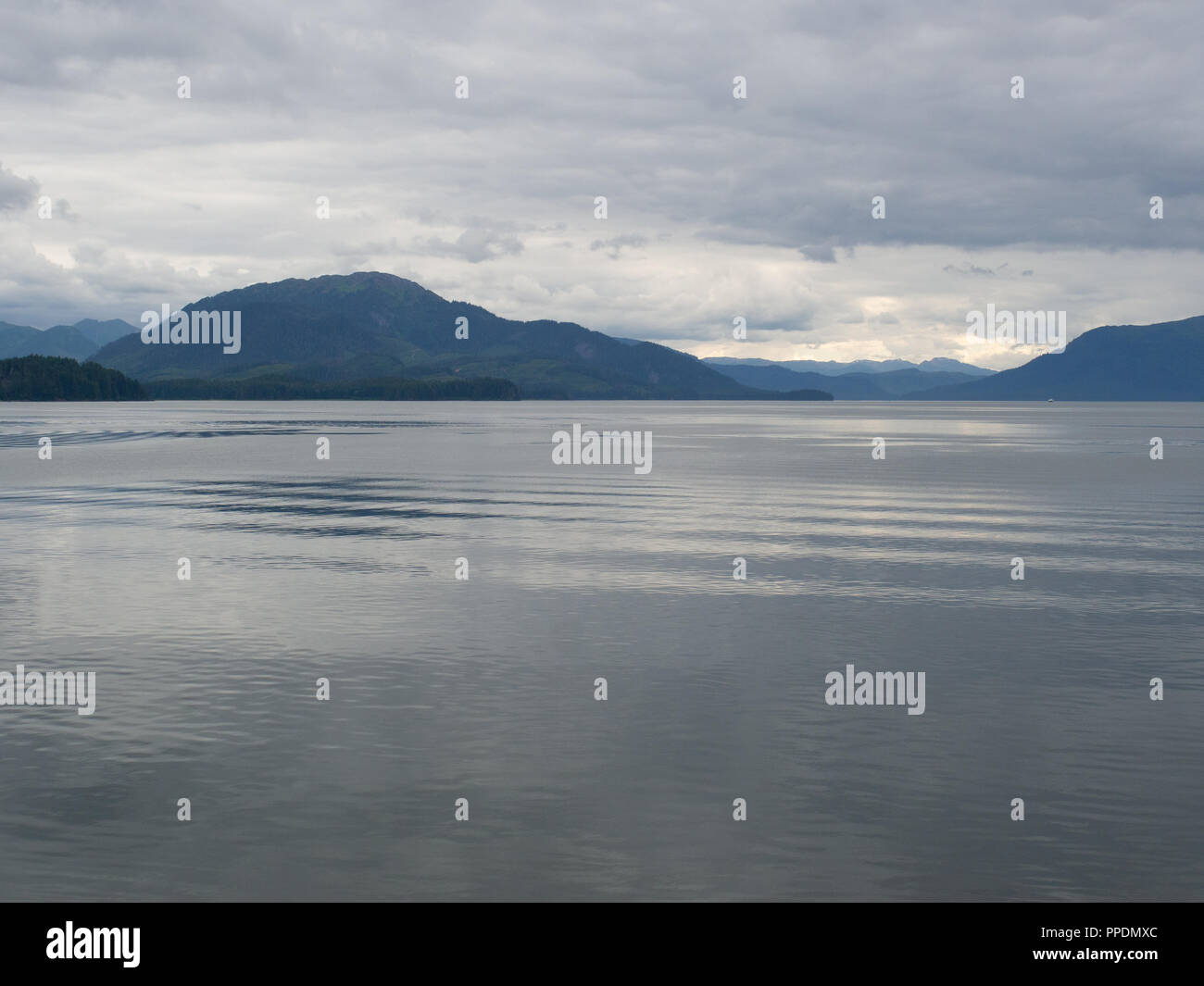 Scenic Landscape At Icy Strait Point Alaska Stock Photo - Alamy