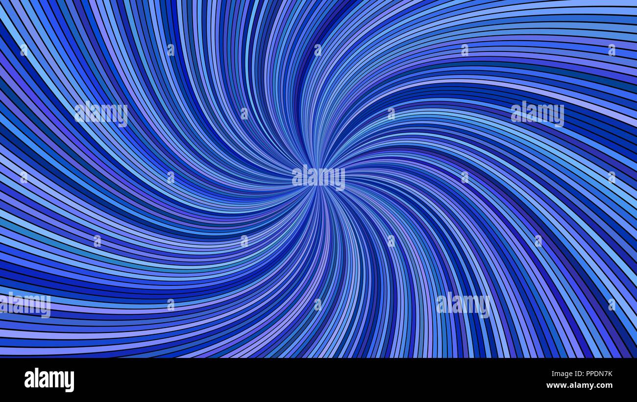 Blue abstract psychedelic spiral burst stripe background Stock Vector Image & Art - Alamy
