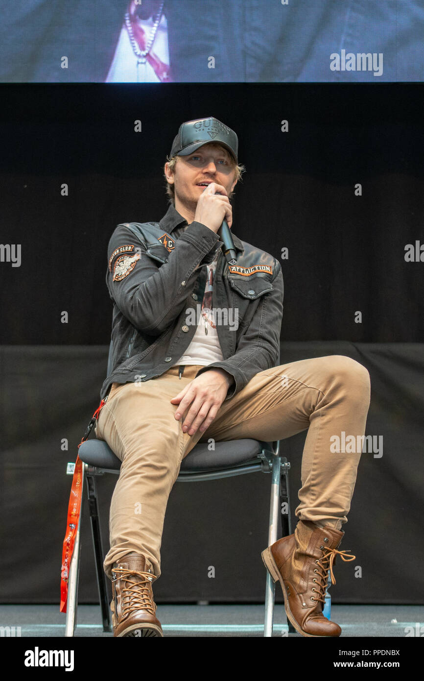 STUTTGART, GERMANY - JUN 30th 2018: Chad Rook at Comic Con Germany ...