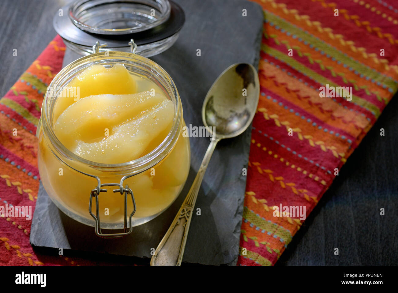 Half pears hi-res stock photography and images - Alamy