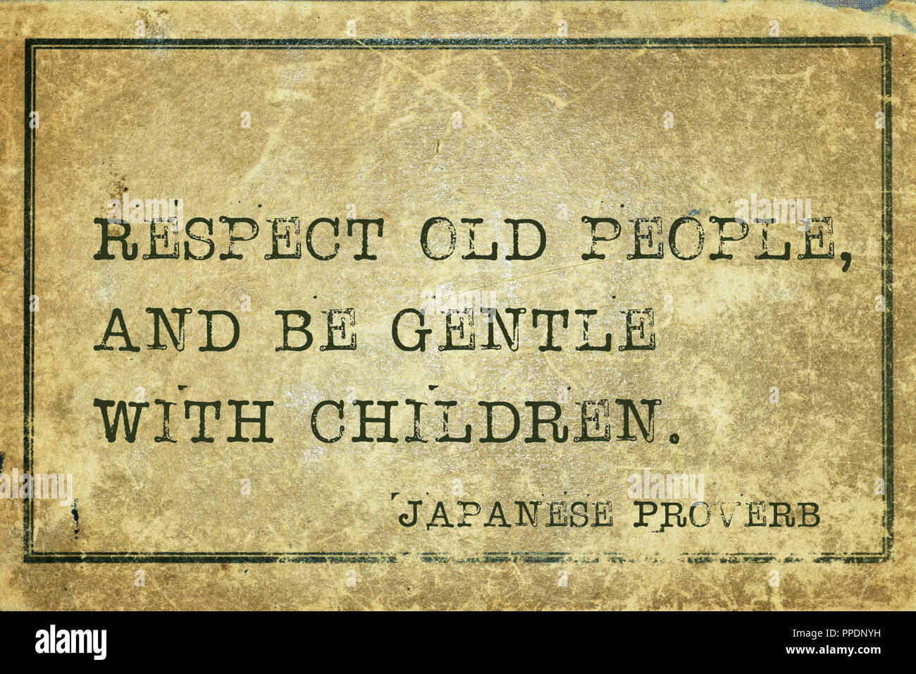 Respect old people, and be gentle with children - ancient Japanese ...