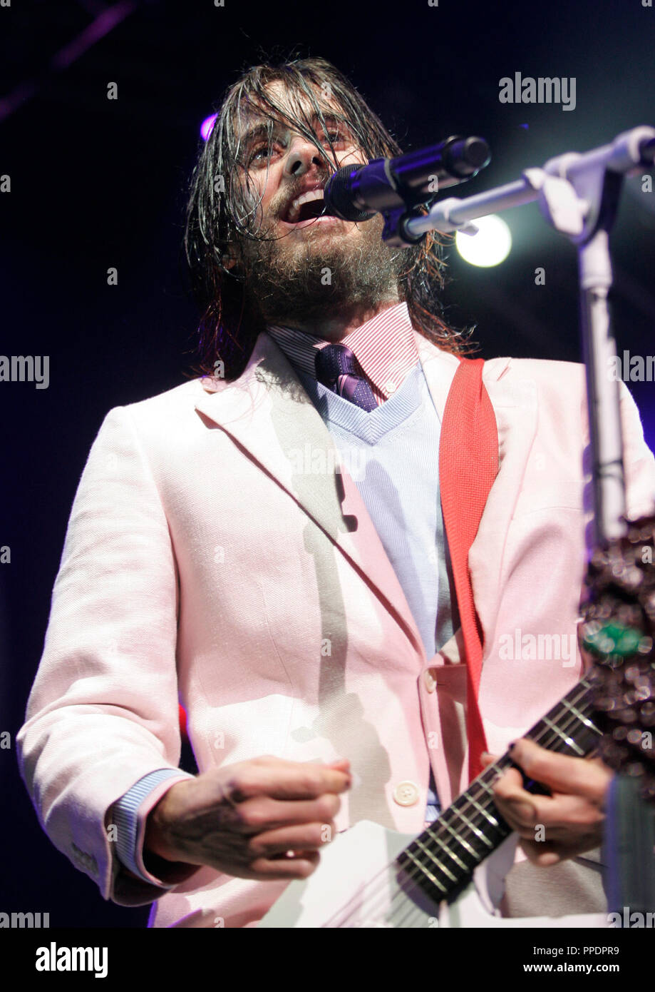Jared Leto with 30 seconds to Mars performs in concert at the ...
