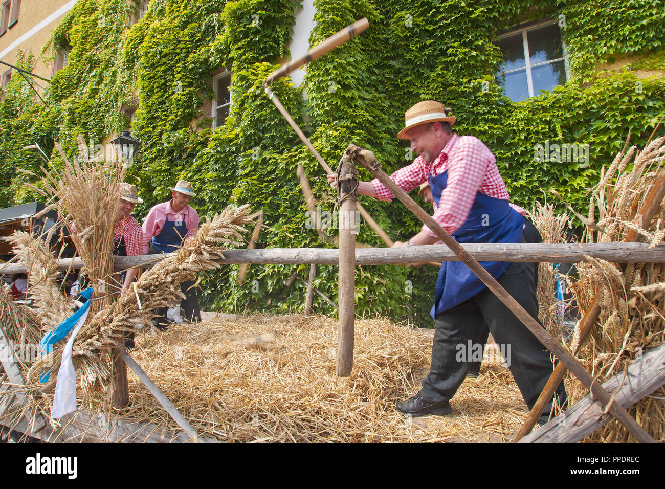 Thresher with flail hi-res stock photography and images - Alamy
