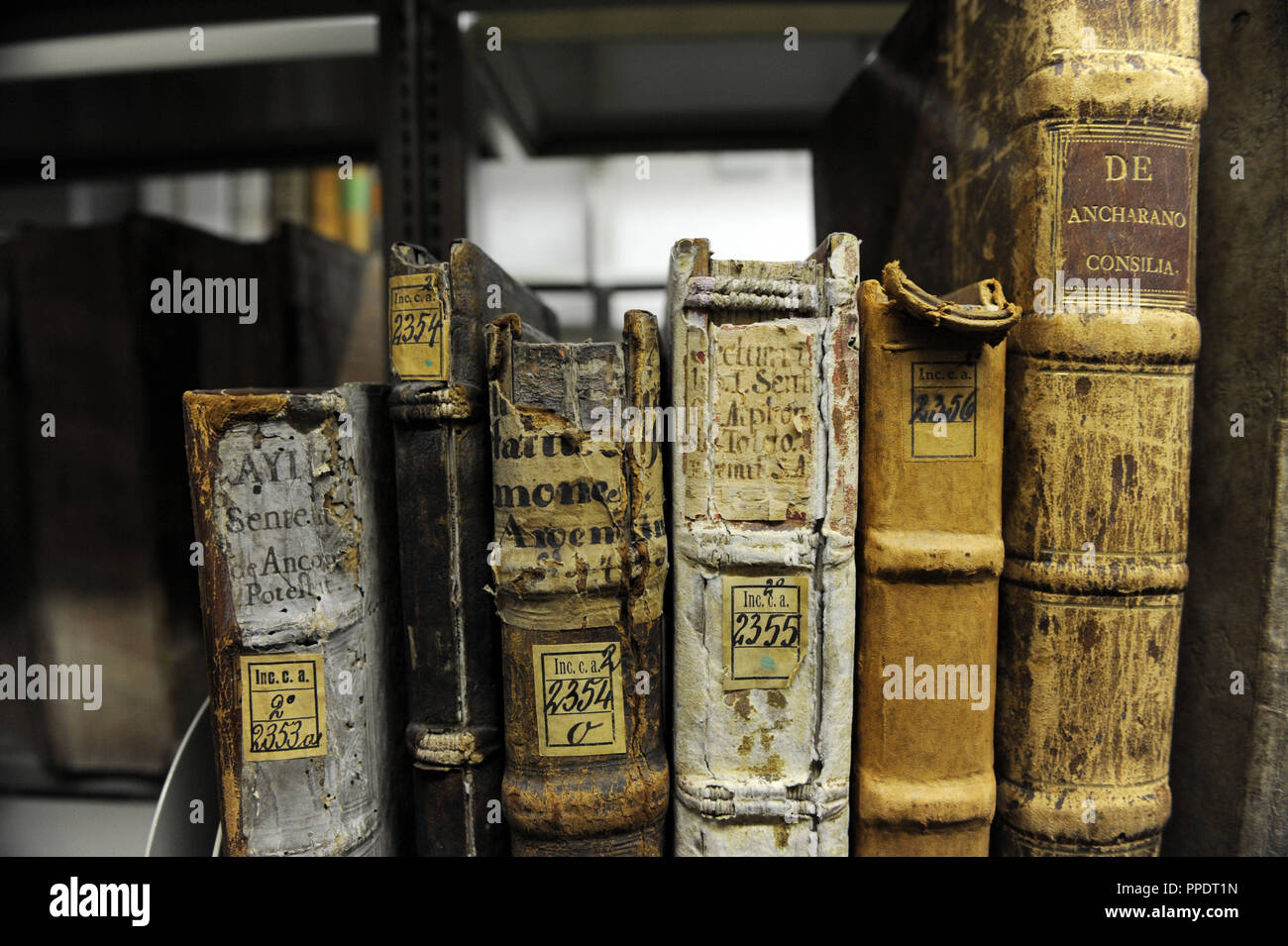 Incunabula collection at the State Library in the Ludwigstrasse Stock ...