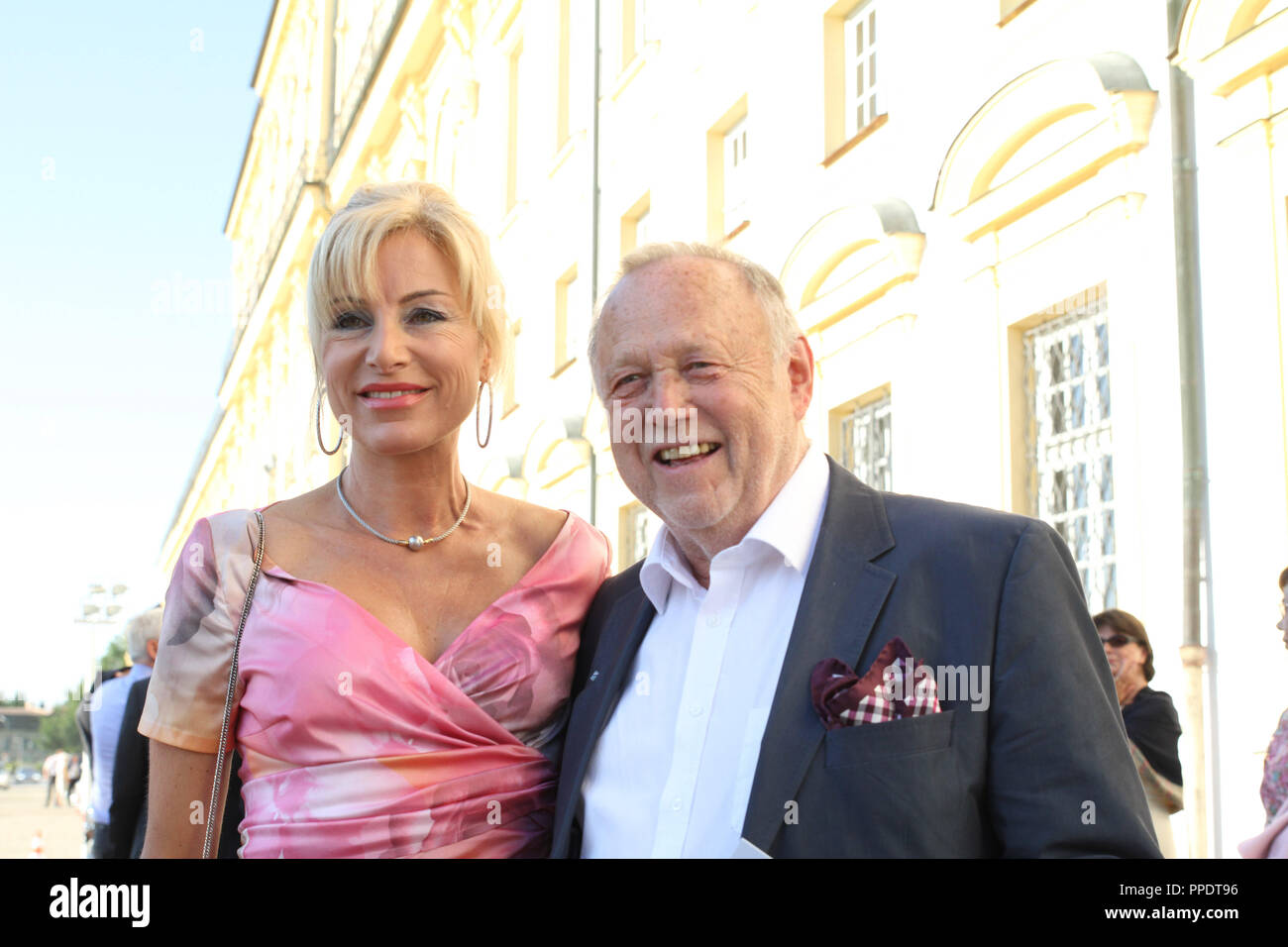 Director Joseph Vilsmaier with girlfriend Birgit Muth at the summer ...