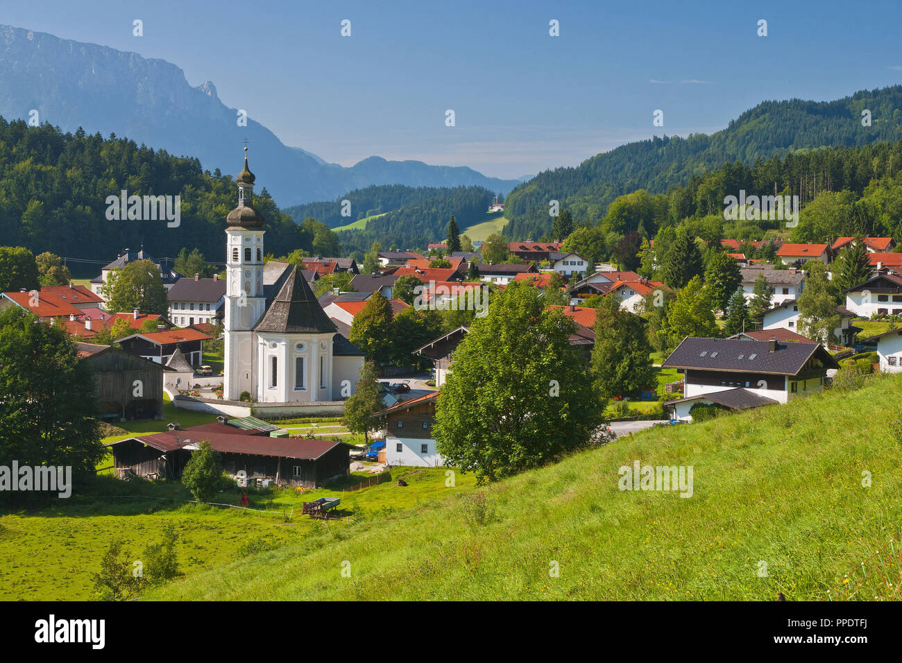 Sachrang in the municipality of Aschau im Chiemgau Stock Photo - Alamy