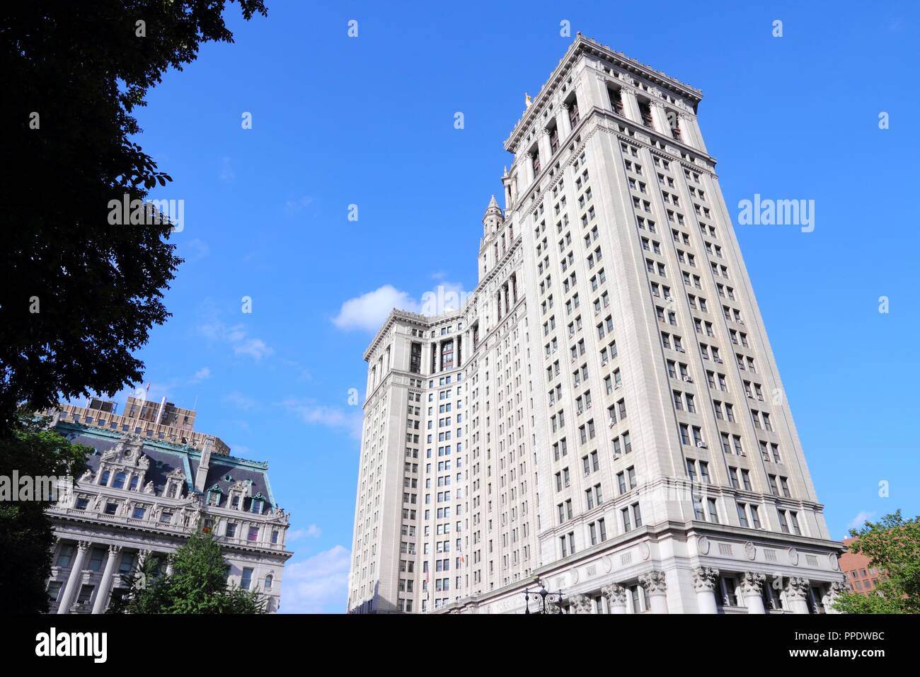 New York City, United States - Manhattan Borough Municipal Building ...
