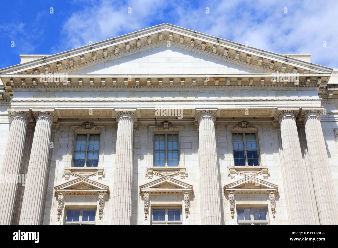 Washington DC, capital city of the United States. Government building ...