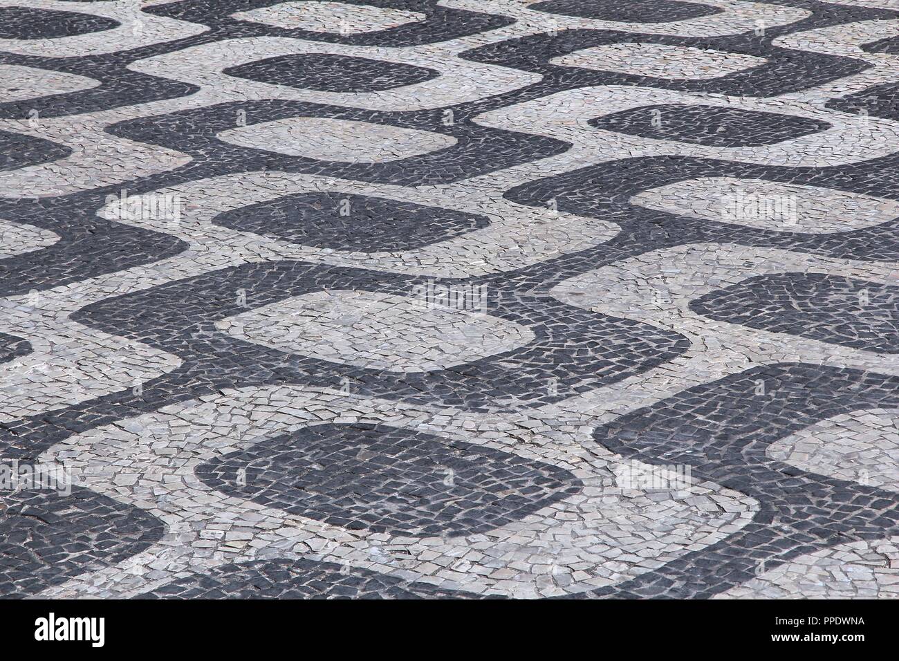 Brazil - Rio de Janeiro. Ipanema sidewalk pattern background Stock ...