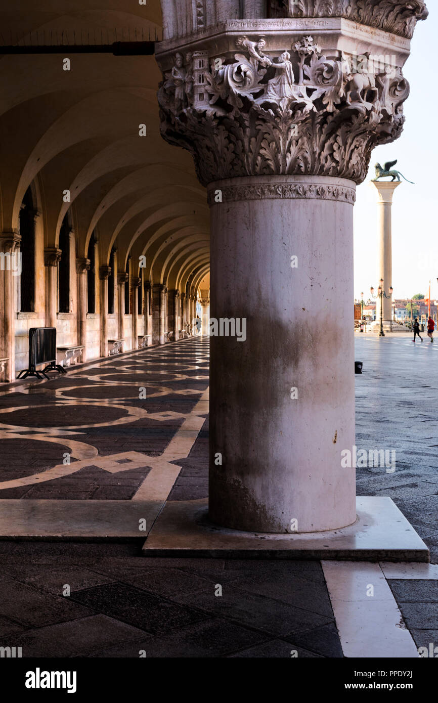 Arcade, St Mark's Square, Venice Stock Photo - Alamy