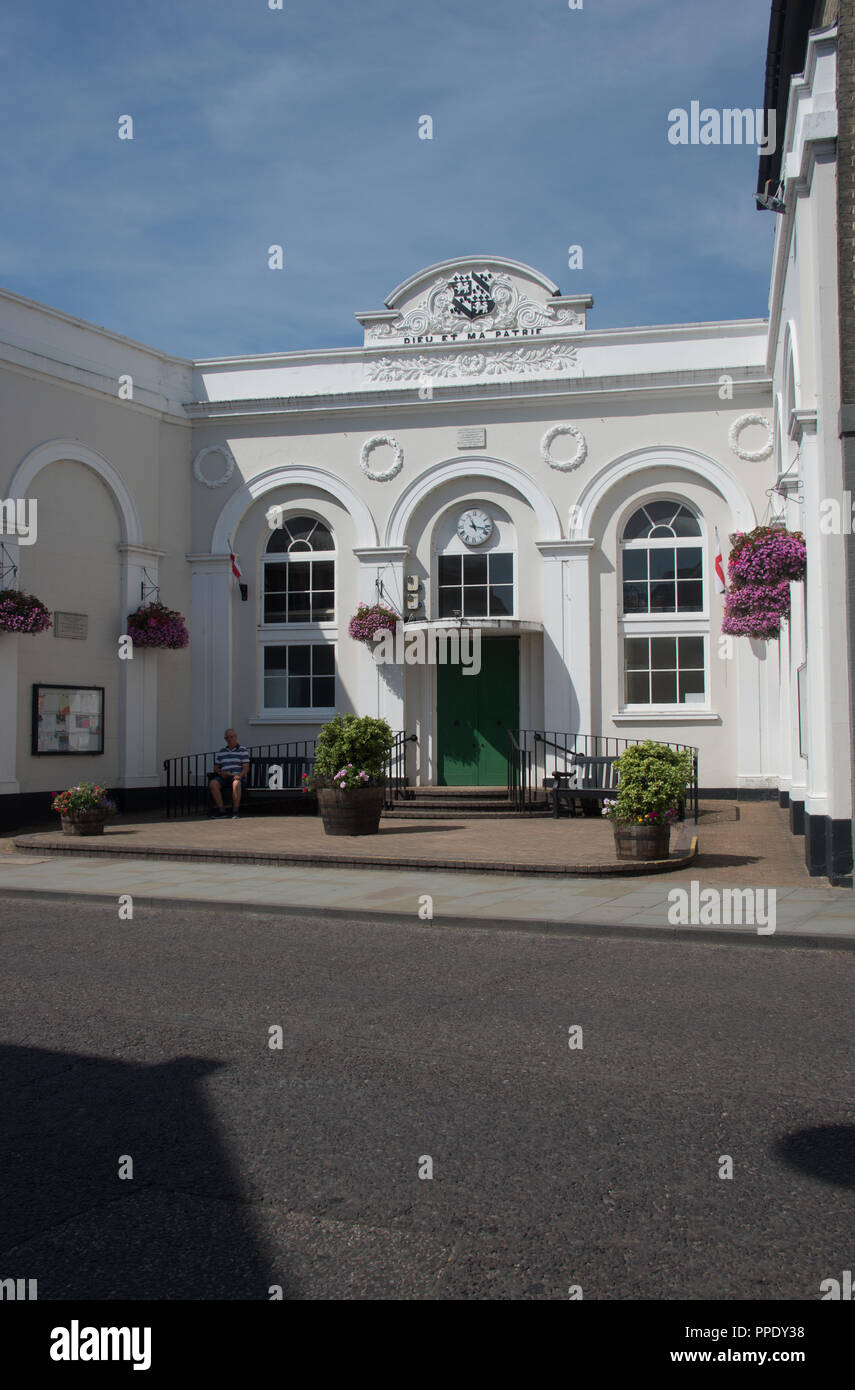 Saxmudham Market Hall Suffolk Stock Photo - Alamy
