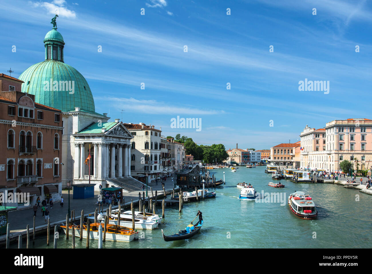 The green domed church of San Simeon Piccolo – Venice, Italy ...