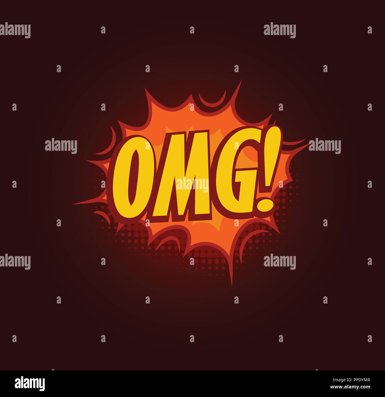 Omg logo design hi-res stock photography and images - Alamy