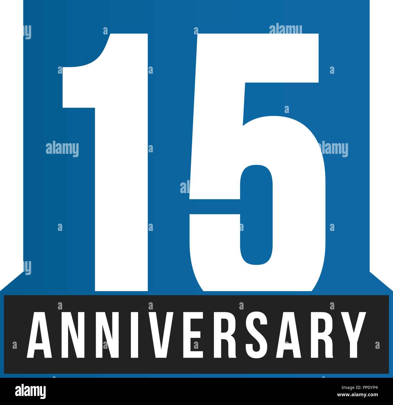 Fifteenth anniversary Stock Vector Images - Alamy