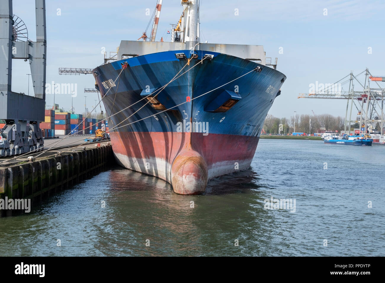 The Netherlands - Rotterdam Harbour - Maritime transportation - Cargo ...
