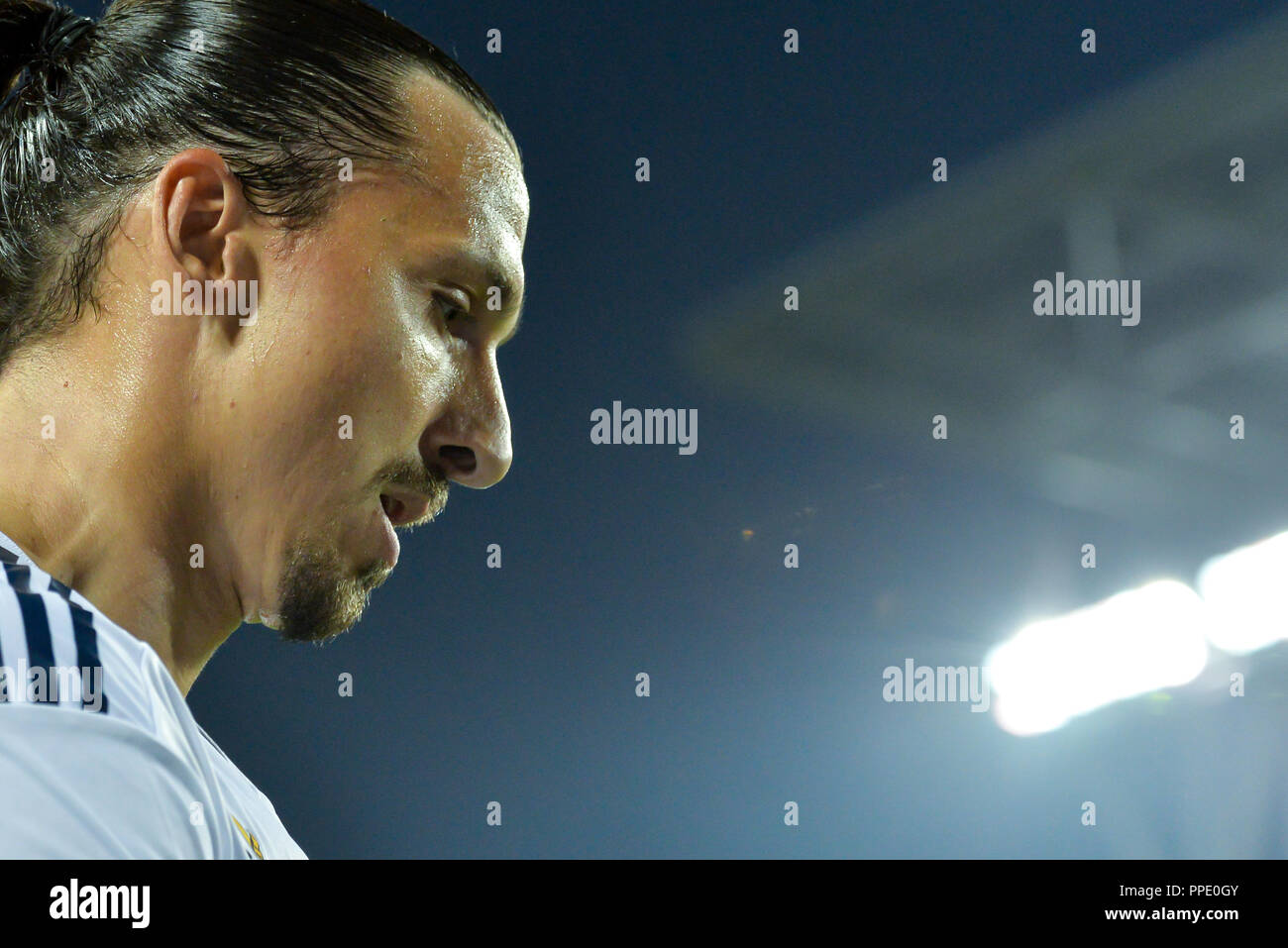 Zlatan Ibrahimovic (#9) during 2018 MLS Regular Season match between ...