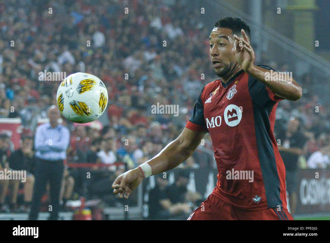 Justin Morrow during 2018 MLS Regular Season match between Toronto FC ...