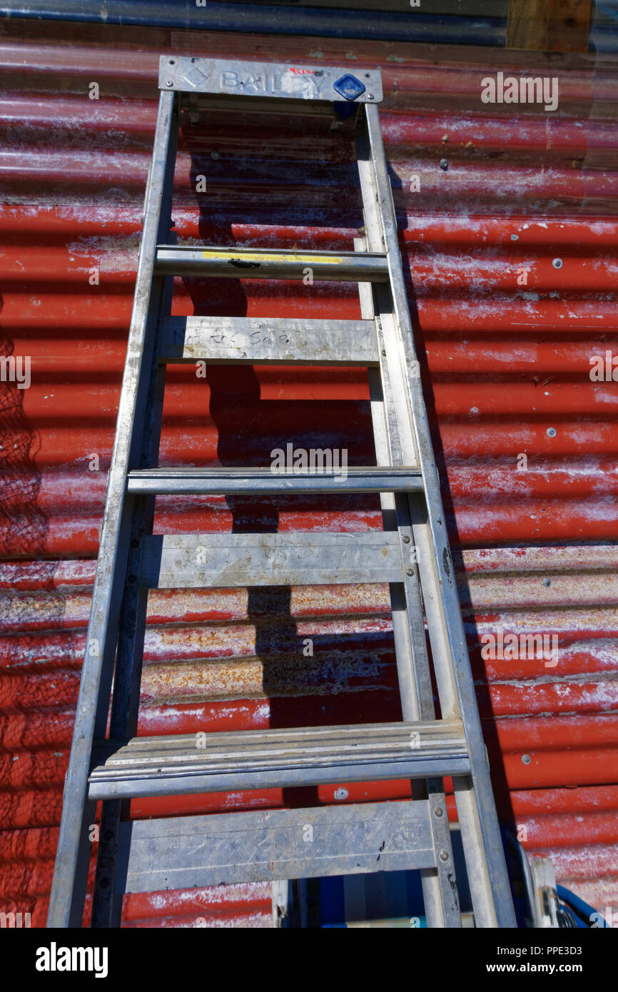 Aluminium steps hi-res stock photography and images - Alamy