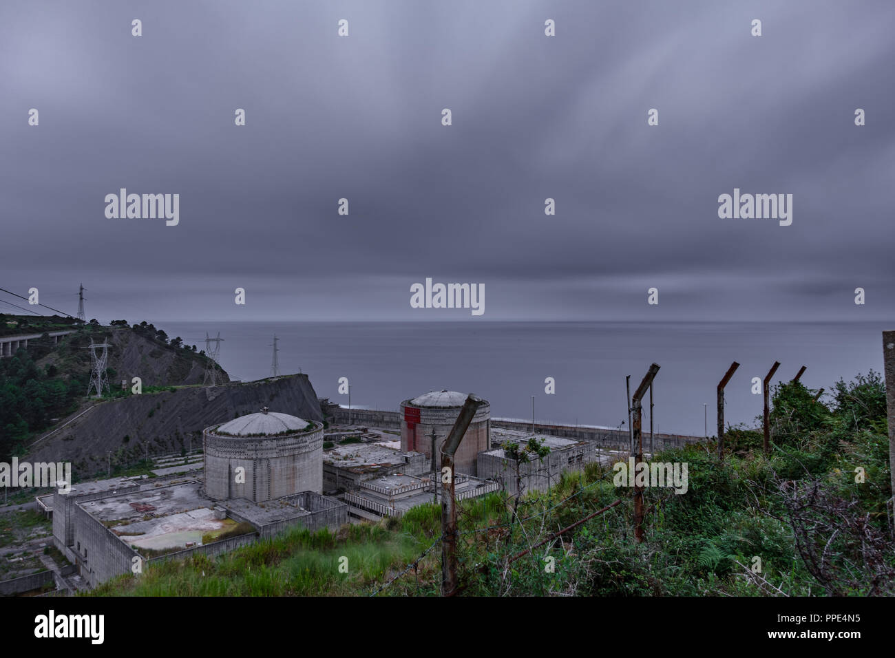 Nuclear plant in lemoniz hi-res stock photography and images - Alamy