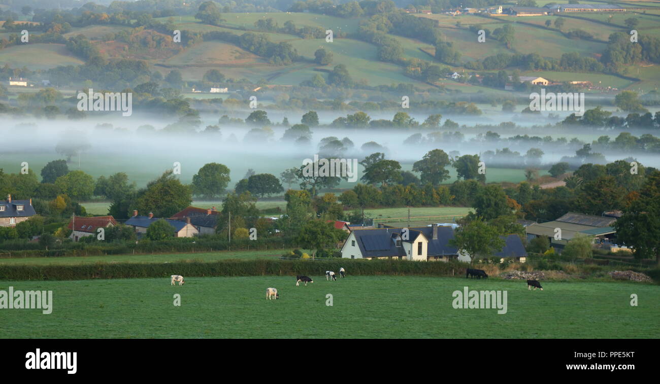 Musbury village hi-res stock photography and images - Alamy