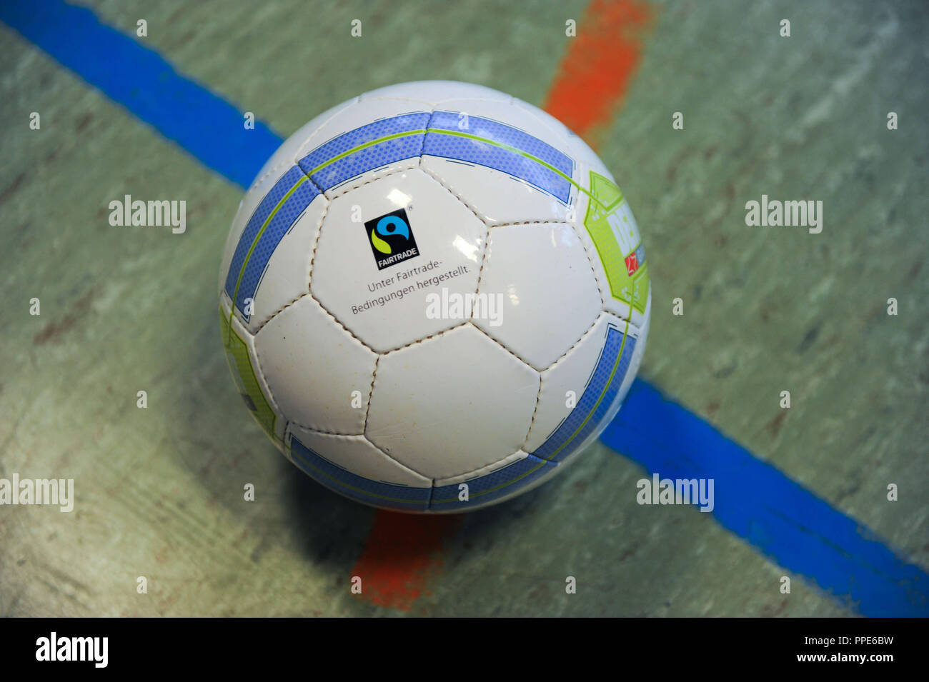 A handball from fair trade. The sport balls are certified and proven to ...