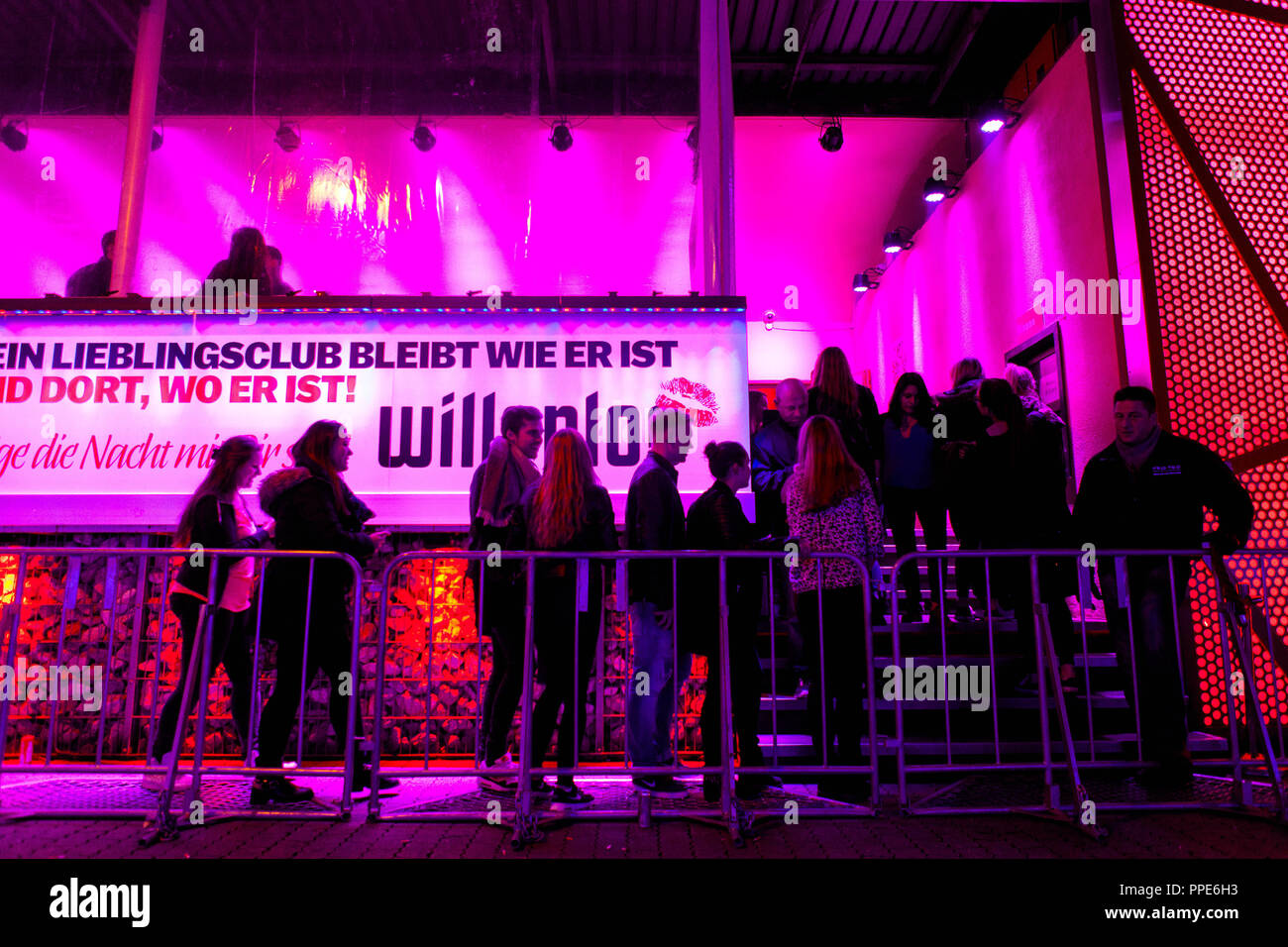 The Club Willenlos in Werk 1 on the grounds of the Kultfabrik in Munich ...