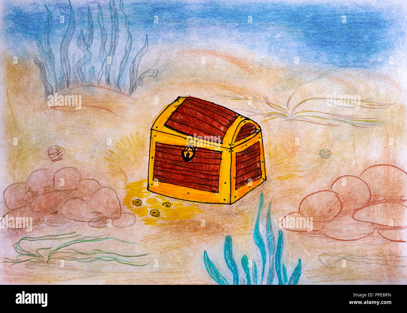 Chest drawing hi-res stock photography and images - Alamy