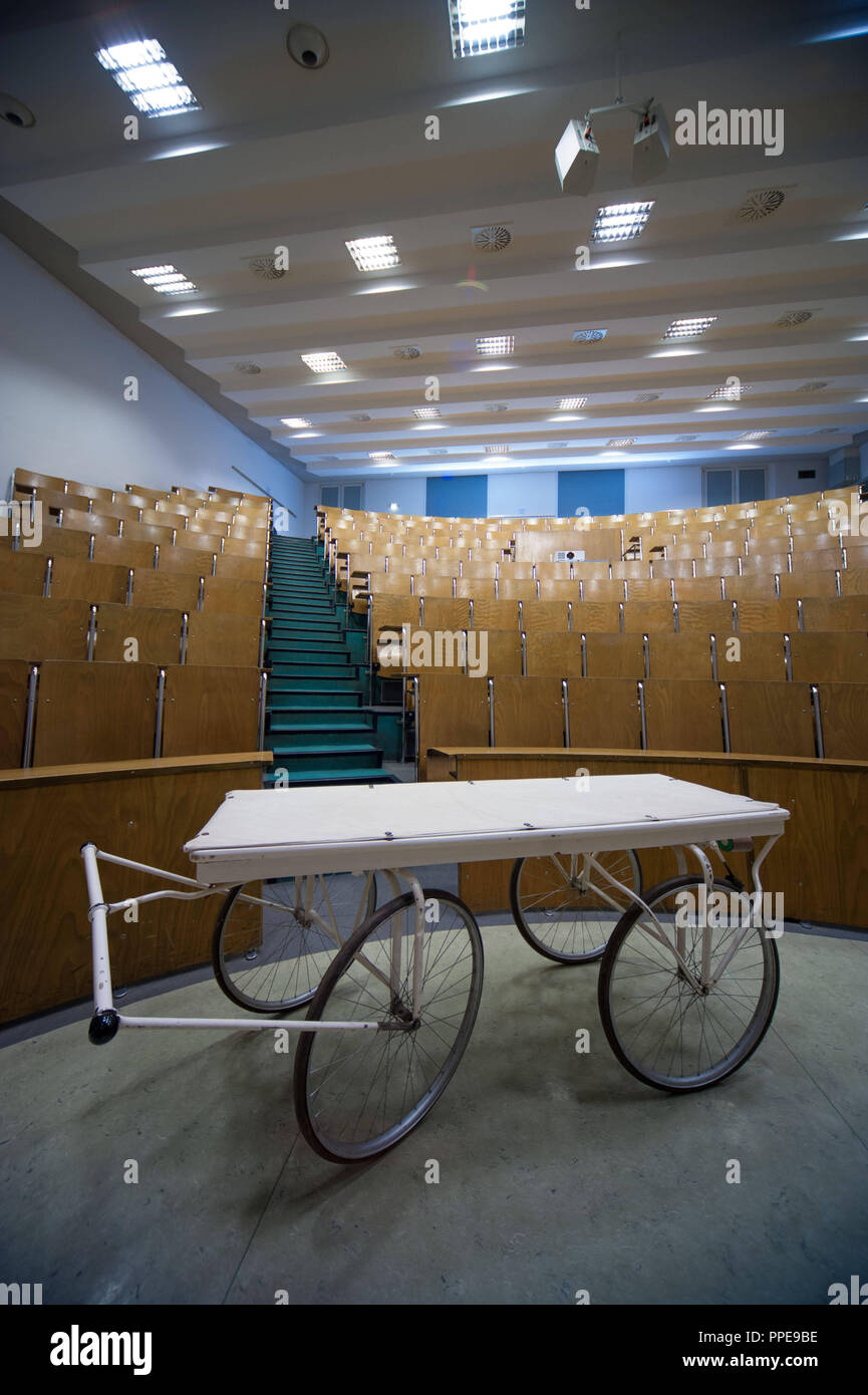 Historical litter in the auditorium of the Haunersches Kinderspital ...