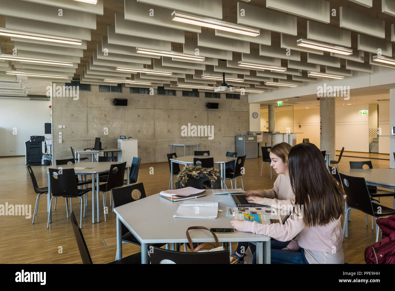 Baden, Pädagogische Hochschule, Foyer Stock Photo - Alamy