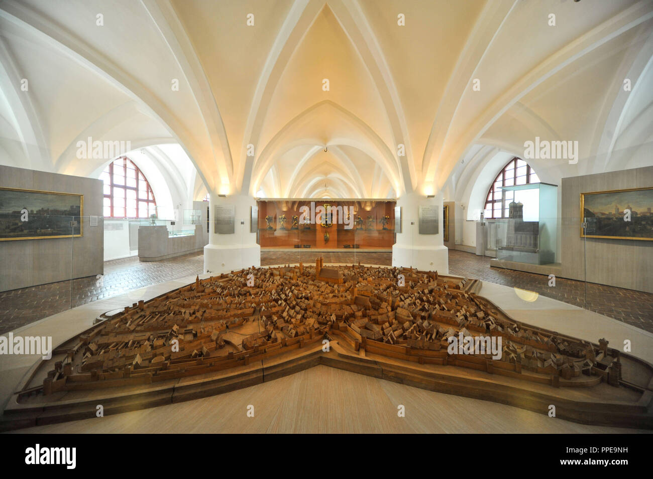 City model of Munich in the permanent exhibition "Typically Munich" in ...