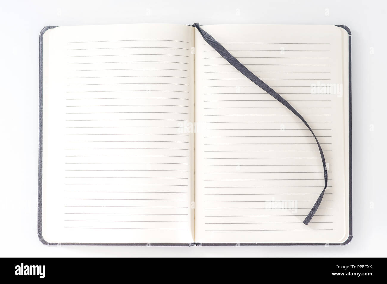 Top view collection of notebook front Stock Photo - Alamy