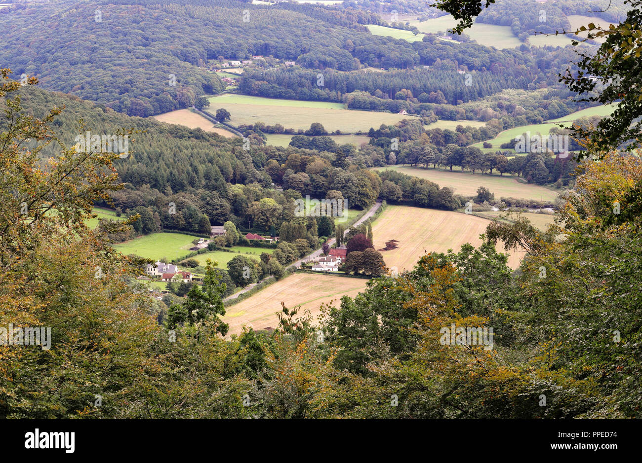 View from Symonds Yat Rock overlooking the river Wye Stock Photo - Alamy
