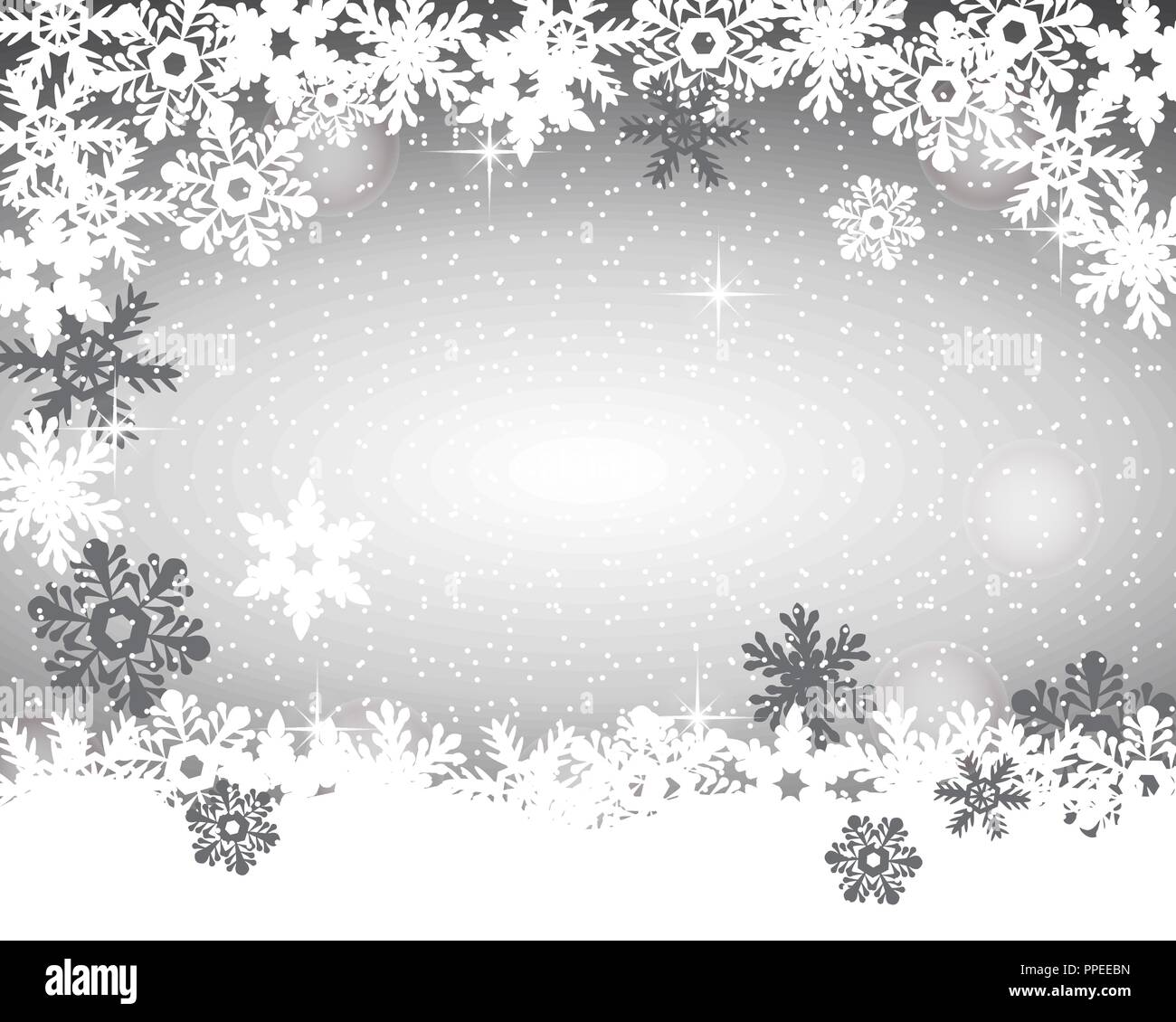 Christmas silver background Stock Vector Image & Art - Alamy