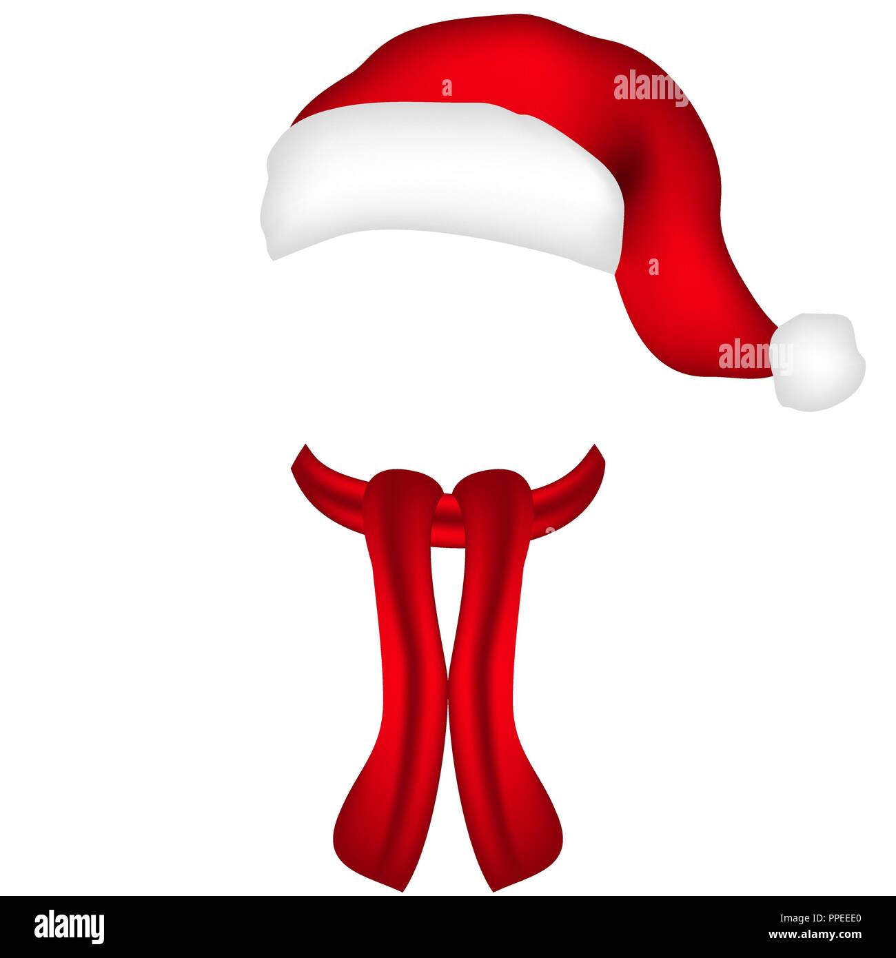 Red head scarf Stock Vector Images - Alamy