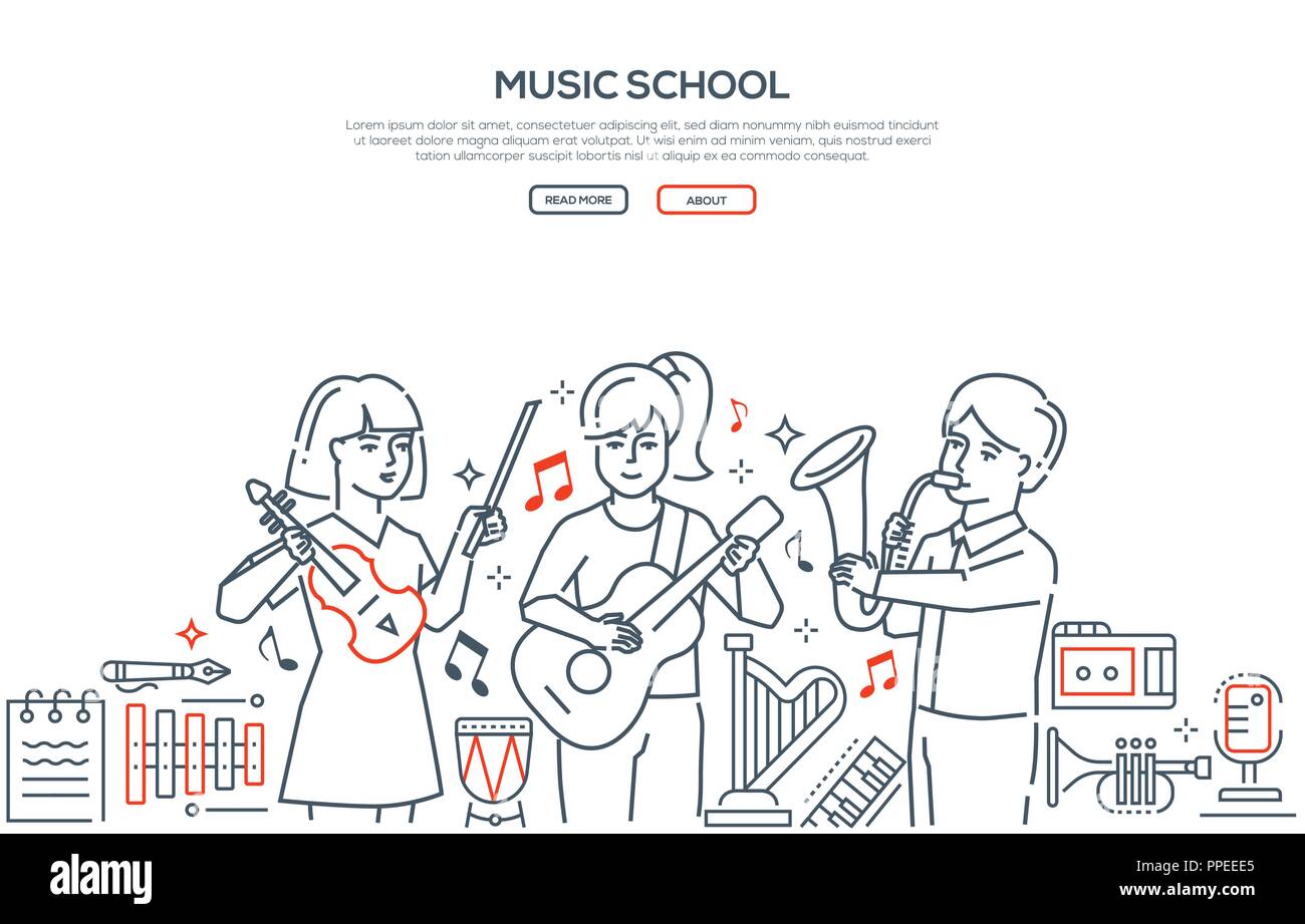 Red violin boy Stock Vector Images - Alamy