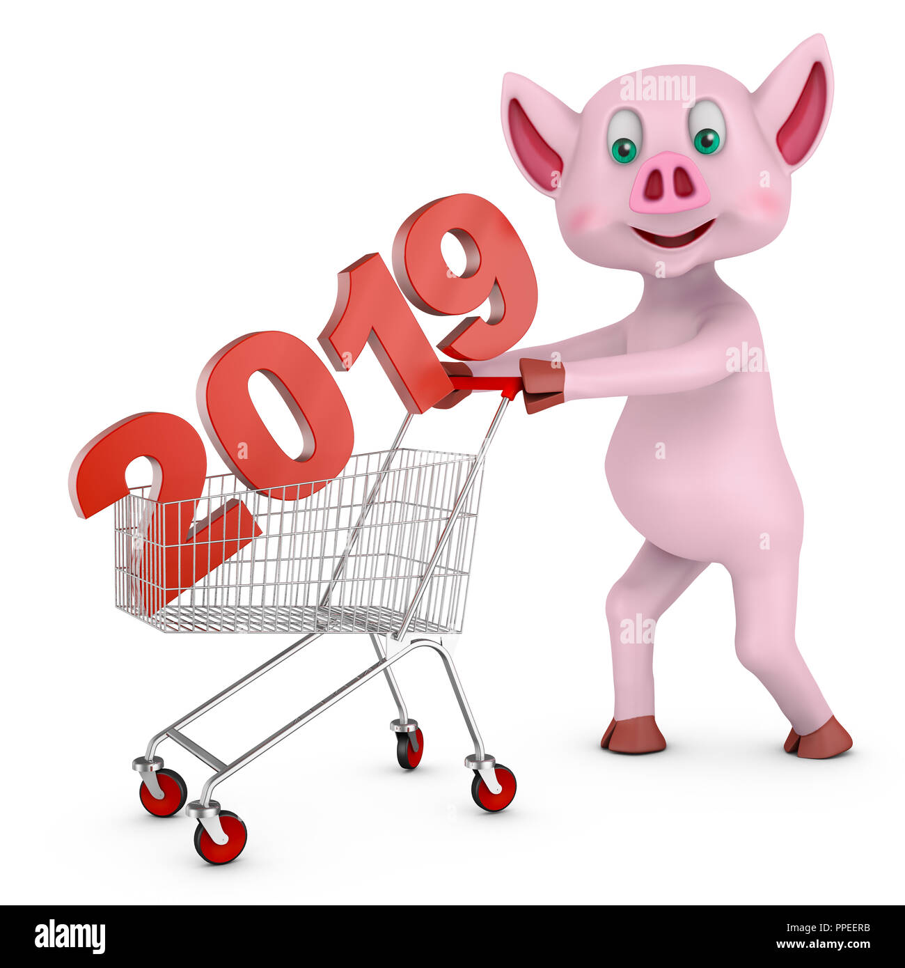 Pig in cart hi-res stock photography and images - Alamy