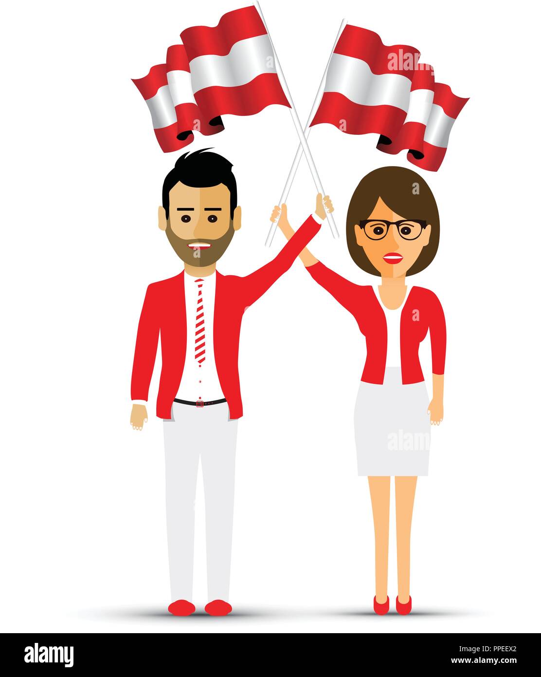 Austria vector vectors hi-res stock photography and images - Alamy