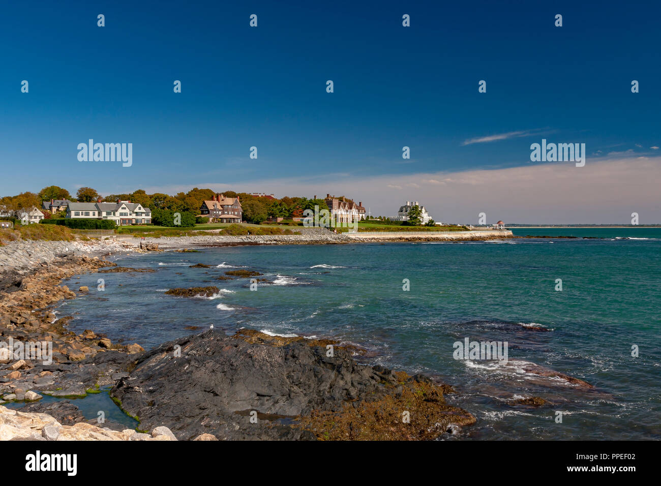 Newport Mansions including Anglesea , Fairhaven and Midcliff, along the ...