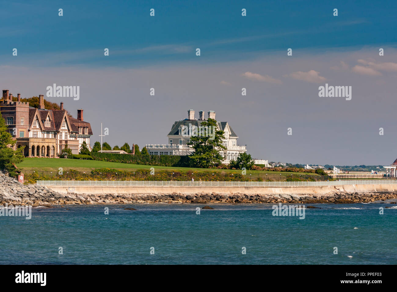 Anglesea and Fairhaven Mansions two of the famous Newport Mansions from ...