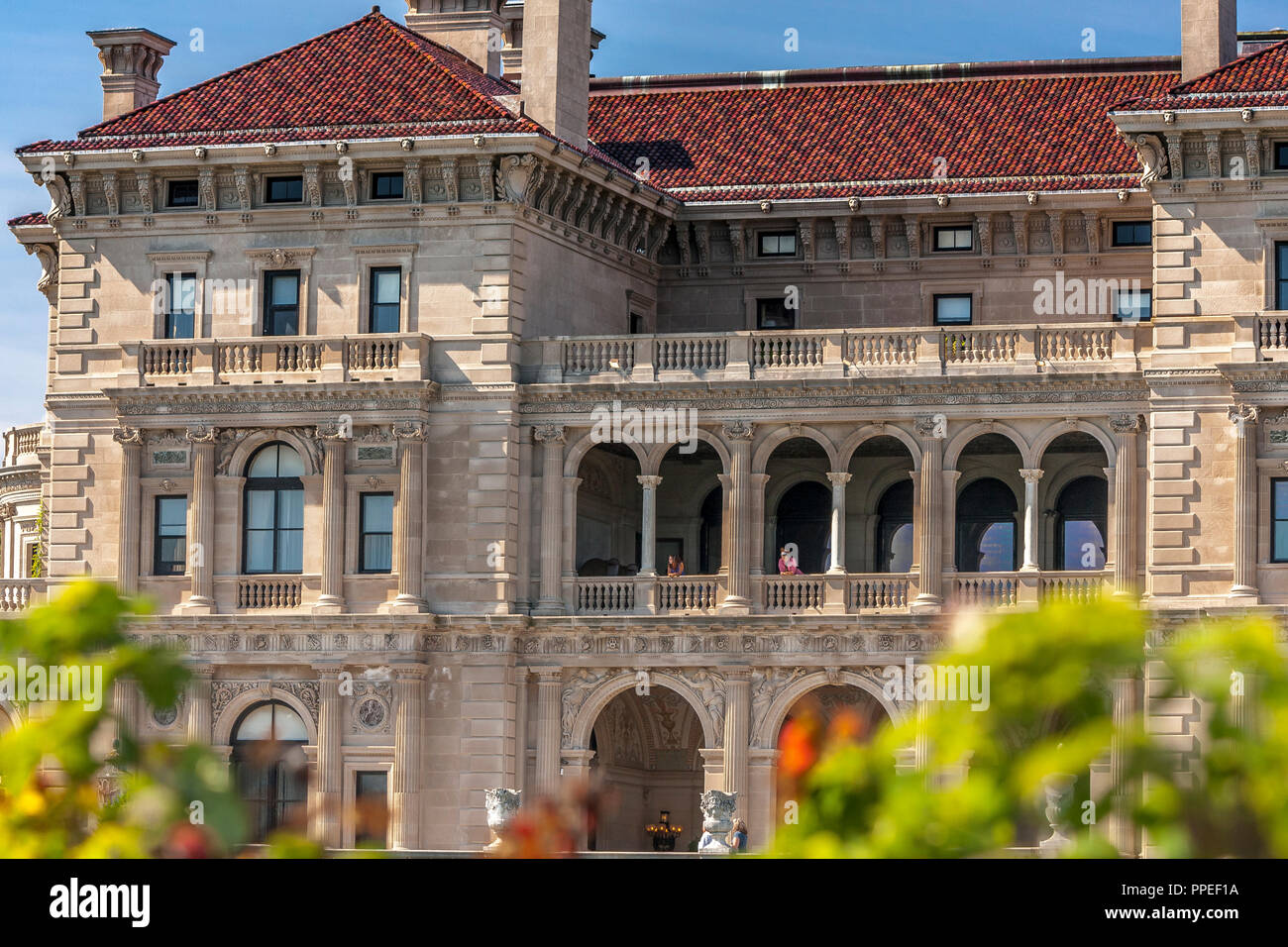 The Breakers is a Vanderbilt mansion located on Ochre Point Avenue ...