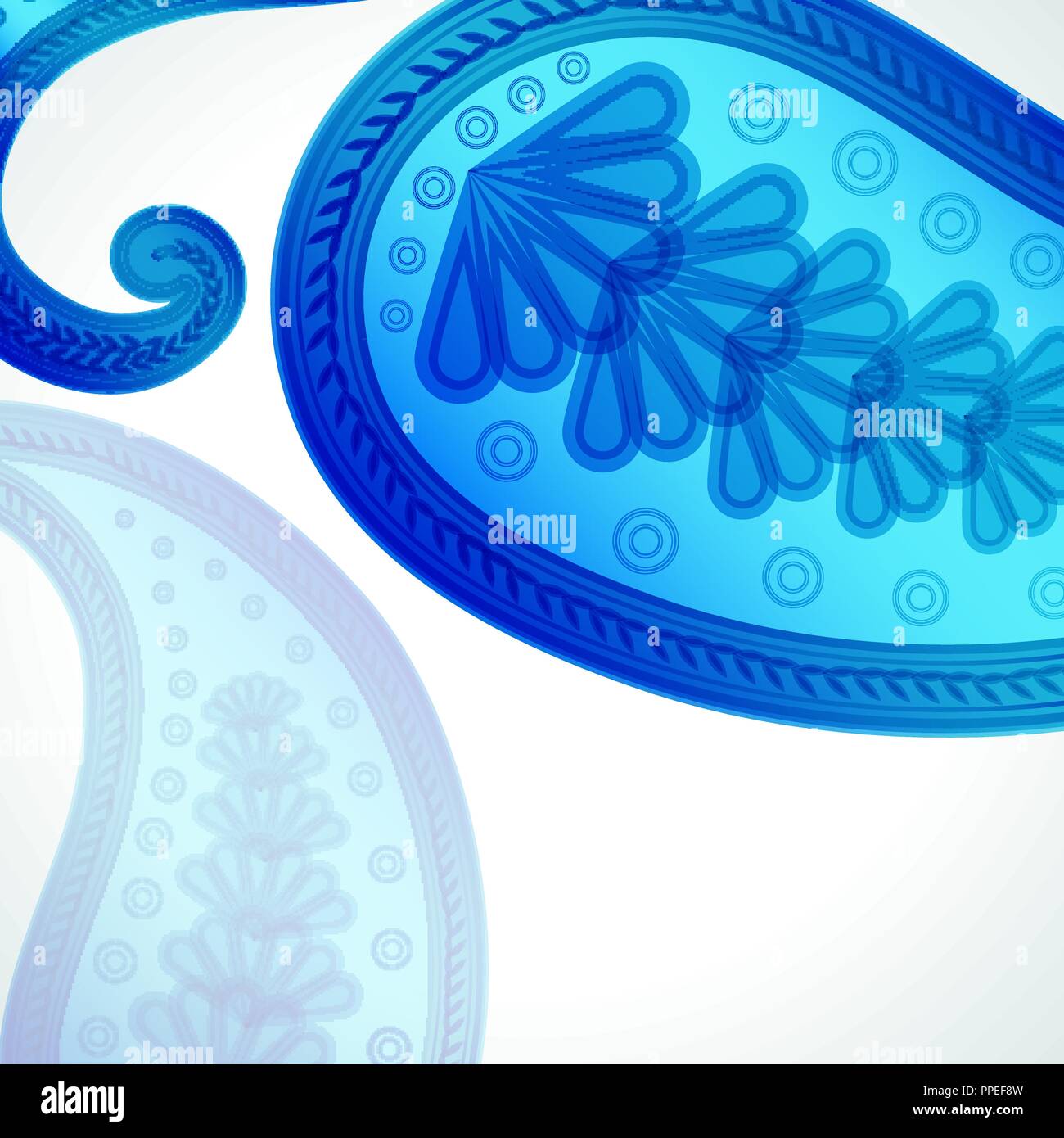 Paisley floral design background Stock Vector Image & Art - Alamy
