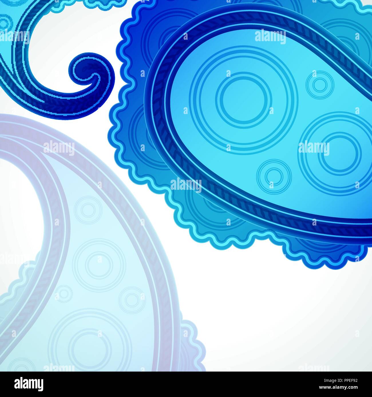 Paisley floral design background Stock Vector Image & Art - Alamy